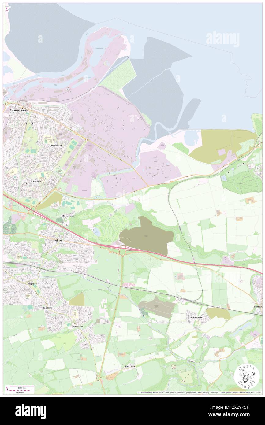 Mappa di grangemouth immagini e fotografie stock ad alta risoluzione ...
