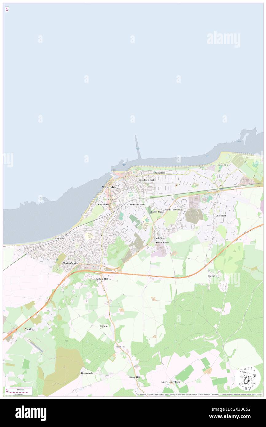 Whitstable Railway Station, Kent, GB, Regno Unito, Inghilterra, N 51 21 ...