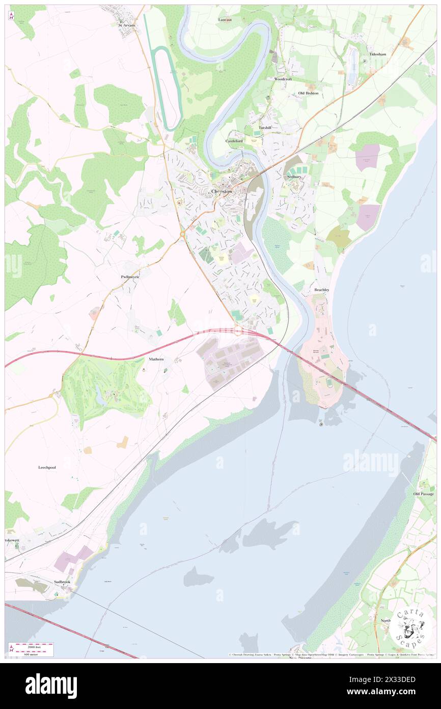 Mappa di chepstow Immagini senza sfondo e Foto Stock ritagliate - Alamy
