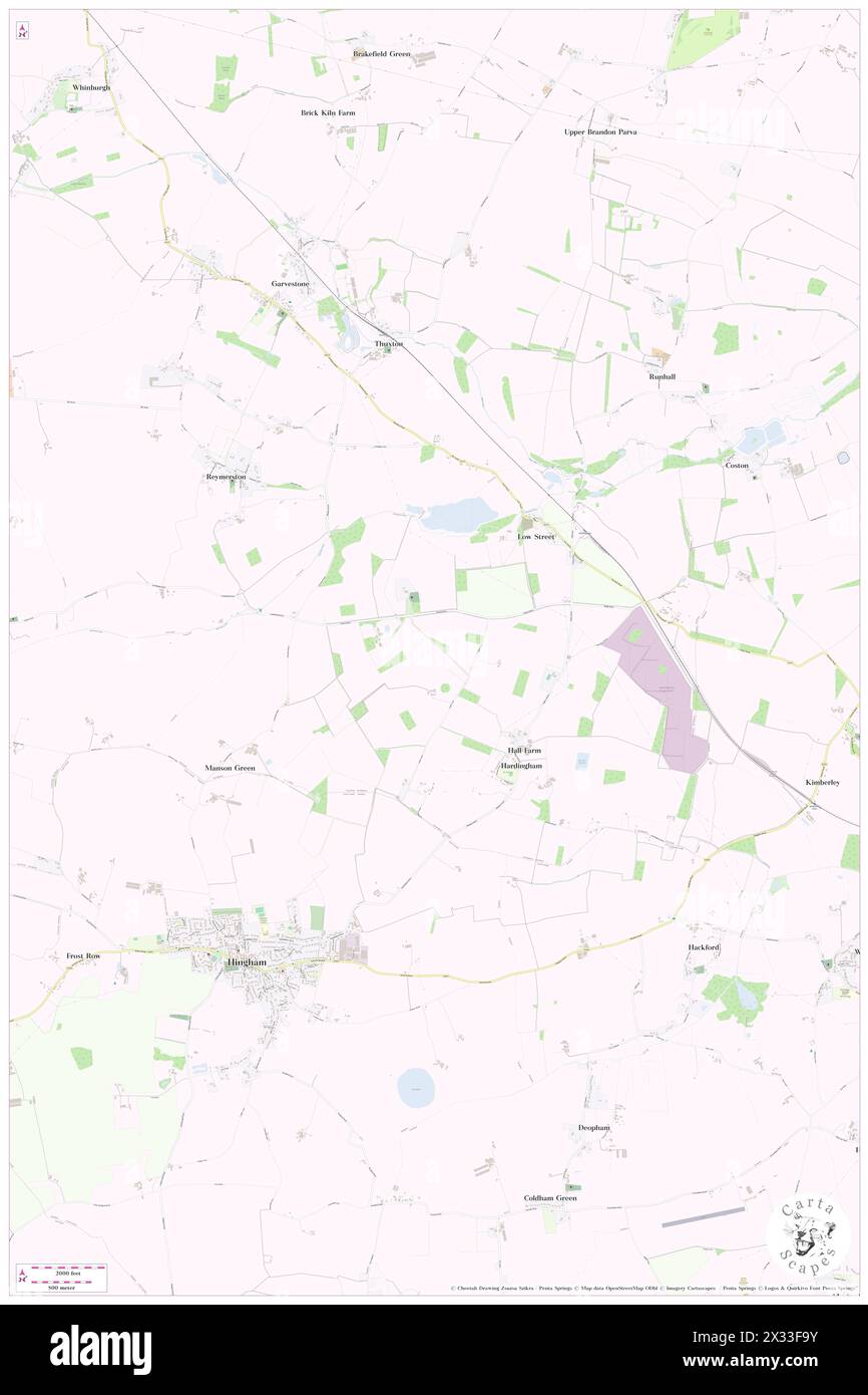 Hardingham, Norfolk, GB, Regno Unito, Inghilterra, N 52 36' 6'', N 1 0 ...