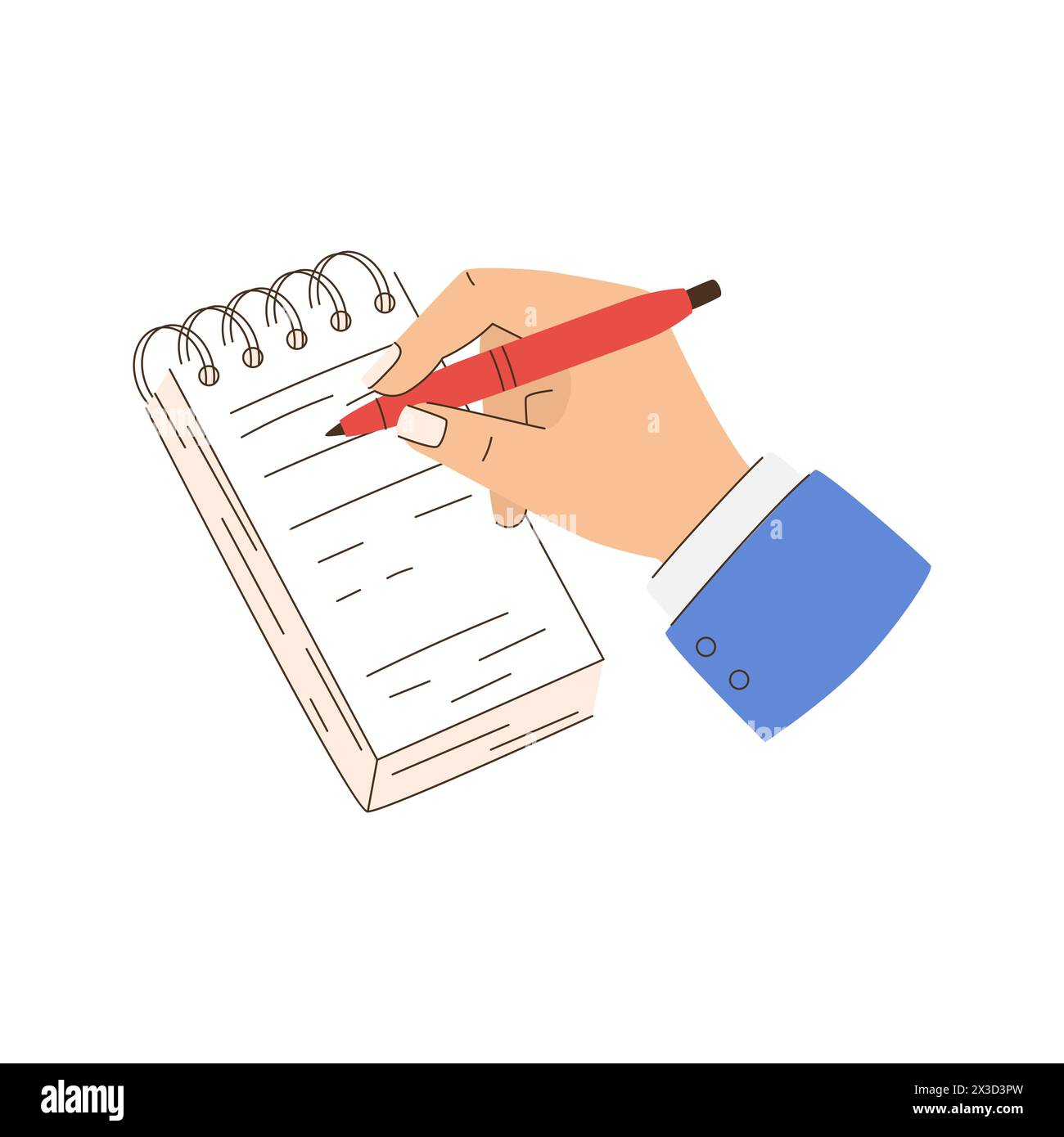 Scrivere una lista Immagini Vettoriali Stock - Alamy