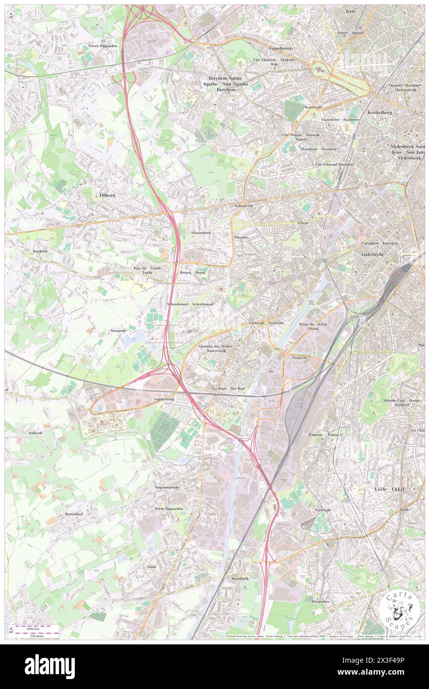 Anderlecht, Bruxelles capitale, BE, Belgio, Bruxelles capitale, N 50 50 ...