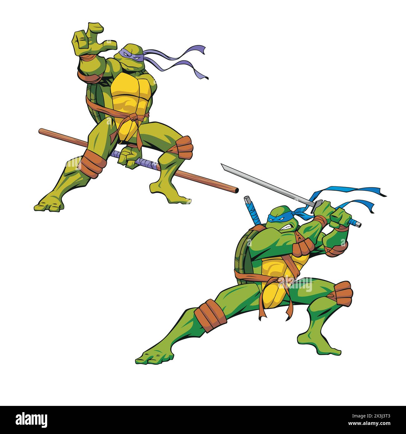 Ninja tartaruga Immagini Vettoriali Stock - Alamy