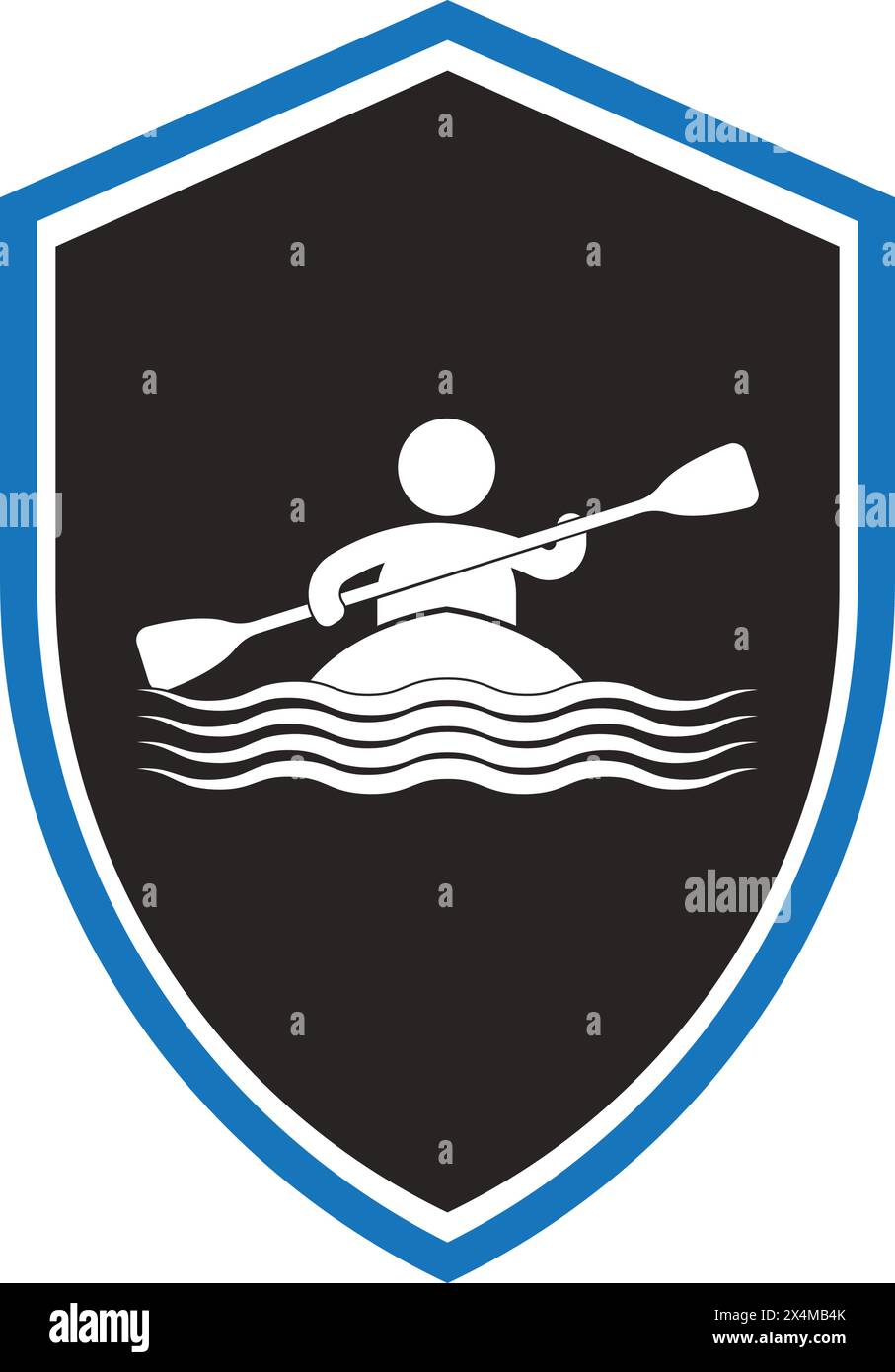 Disegno del logo del remo Immagini Vettoriali Stock - Alamy
