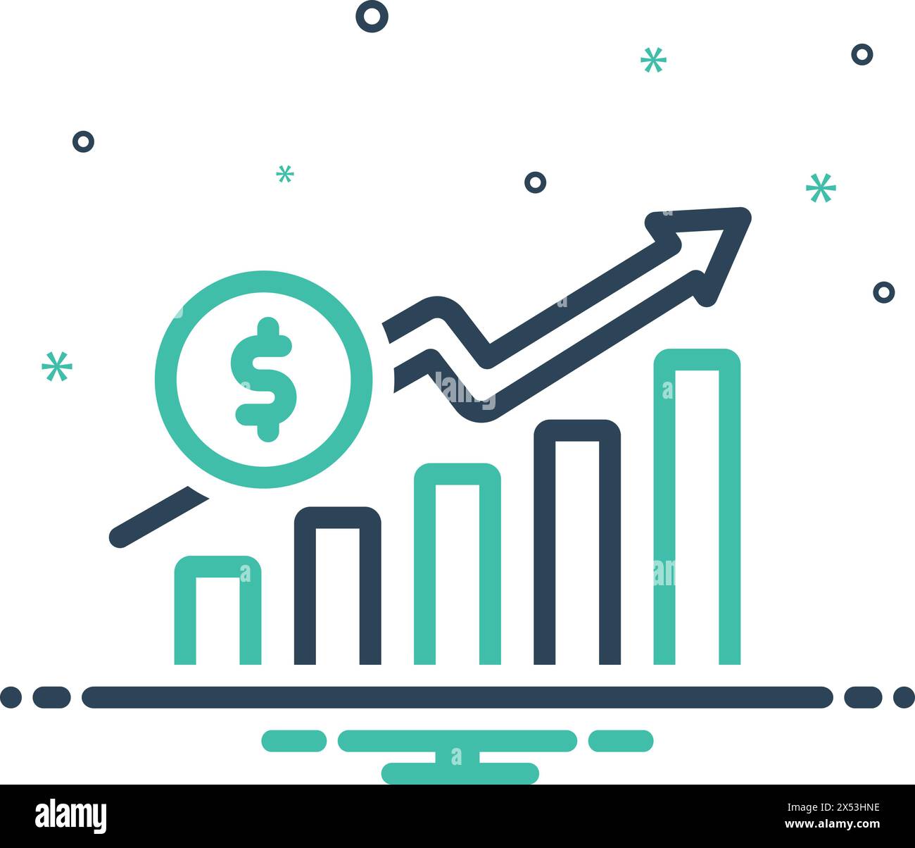 Crescita delle vendite Immagini Vettoriali Stock - Alamy