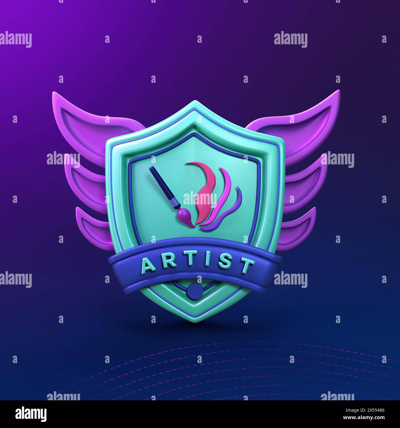 Disegno dell'icona logo bordo quadrato immagini e fotografie stock ad ...