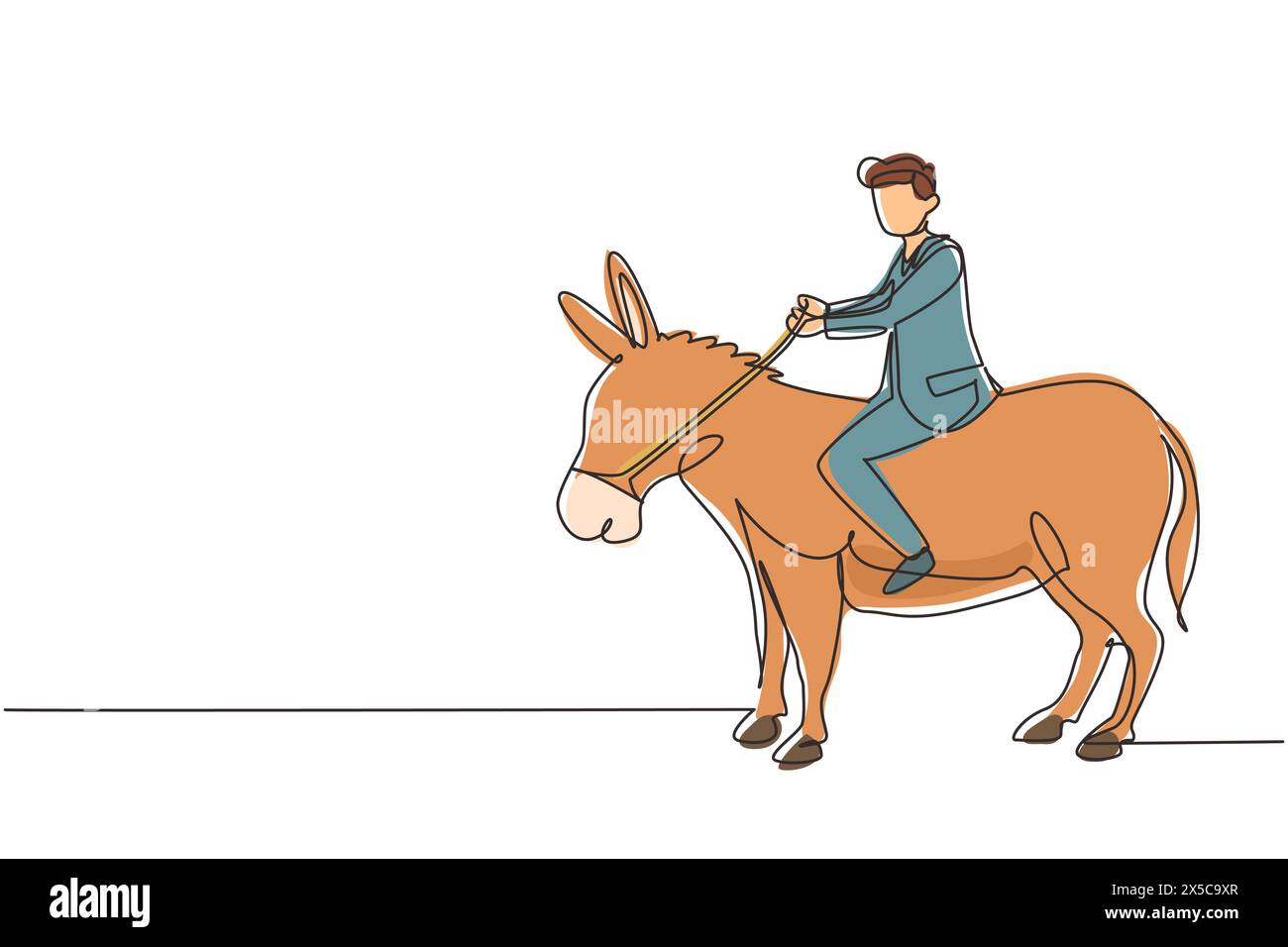 Semplice disegno di un asino immagini e fotografie stock ad alta ...