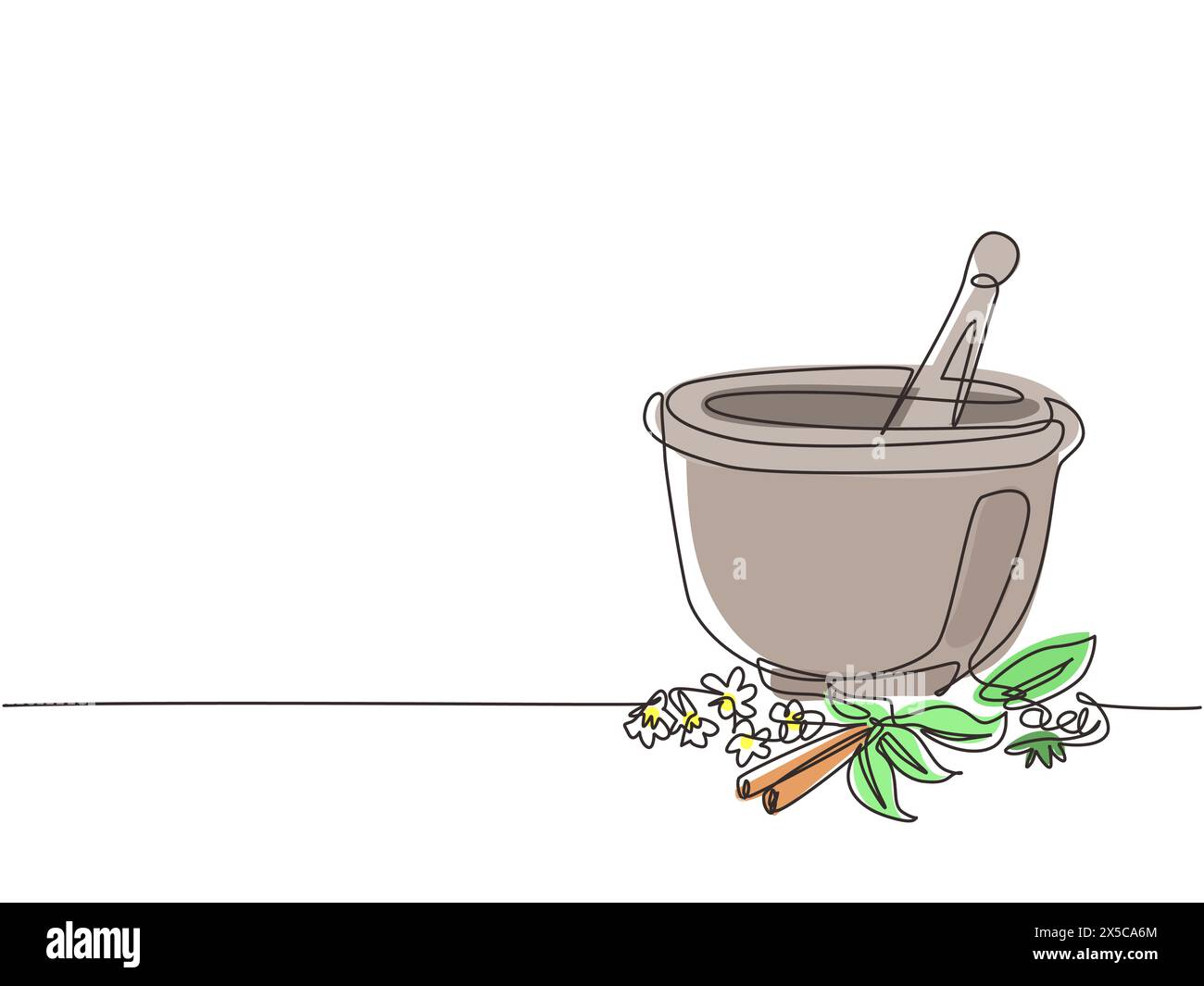 Pestle and mortar heritage Immagini Vettoriali Stock - Alamy