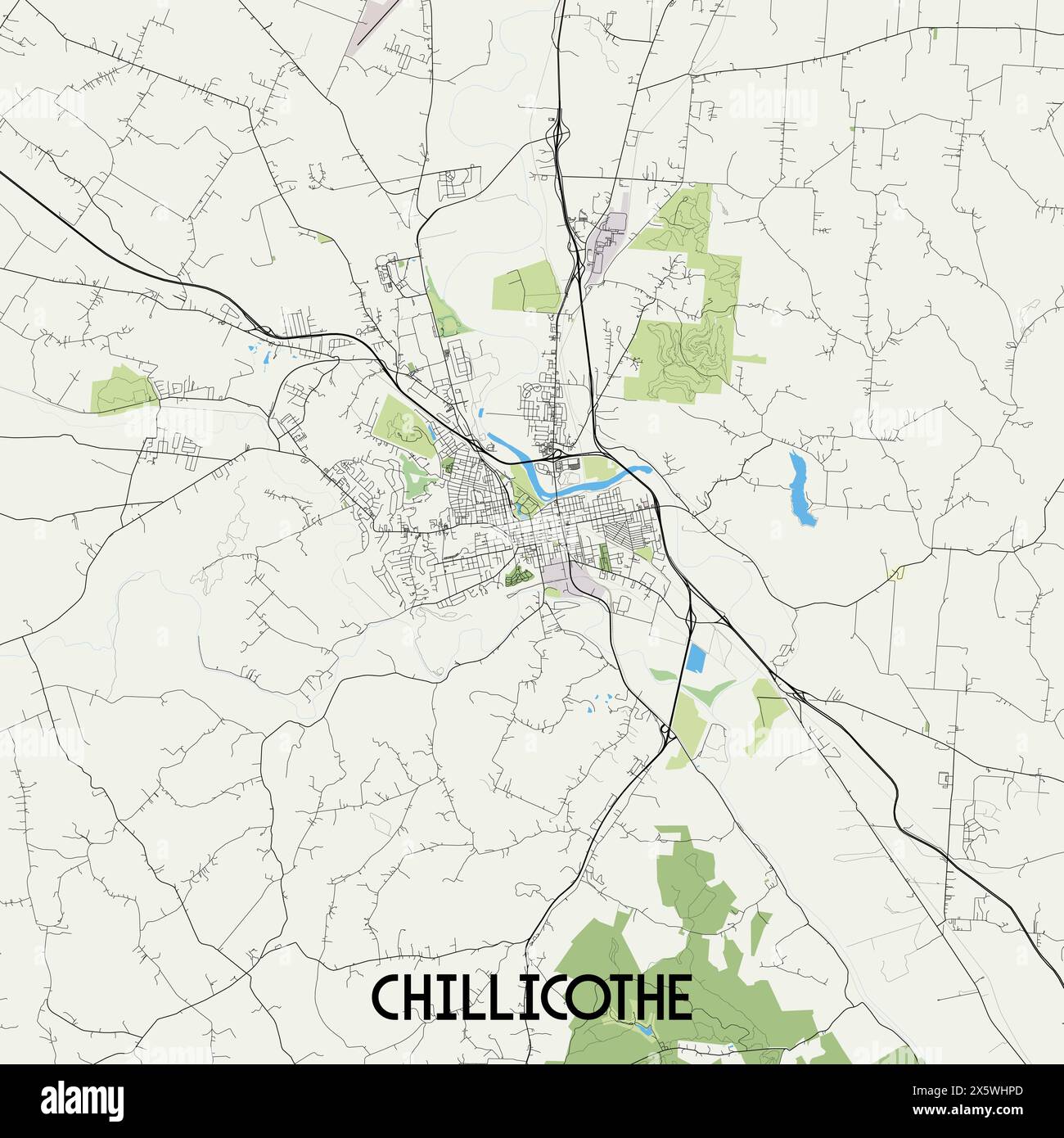 Mappa di chillicothe immagini e fotografie stock ad alta risoluzione ...