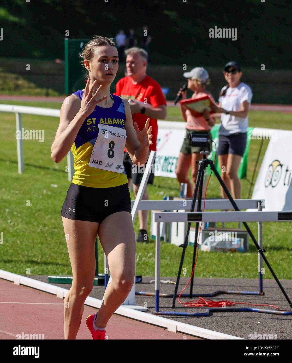 Mary Peters Track, Belfast, Irlanda del Nord, Regno Unito. 11 maggio ...