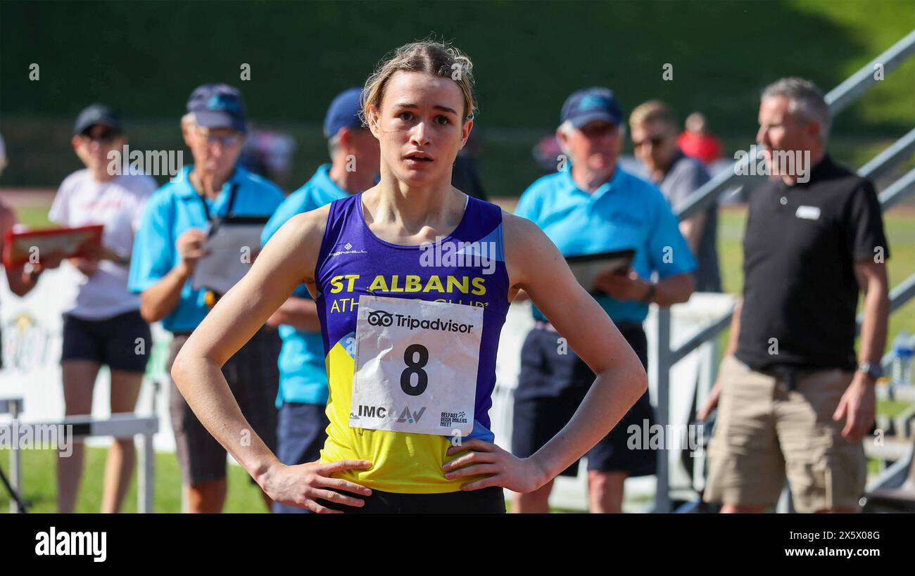 Mary Peters Track, Belfast, Irlanda del Nord, Regno Unito. 11 maggio ...