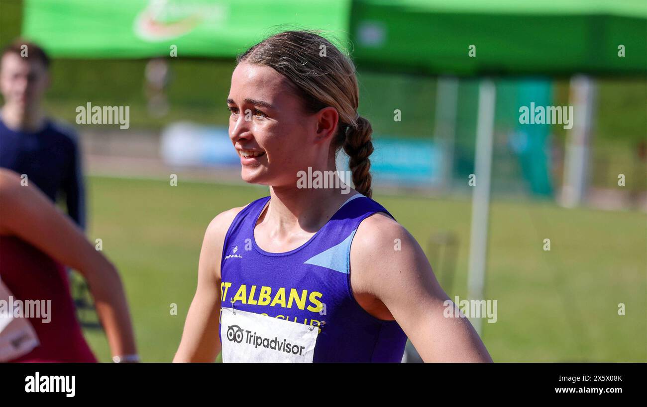 Mary Peters Track, Belfast, Irlanda del Nord, Regno Unito. 11 maggio ...