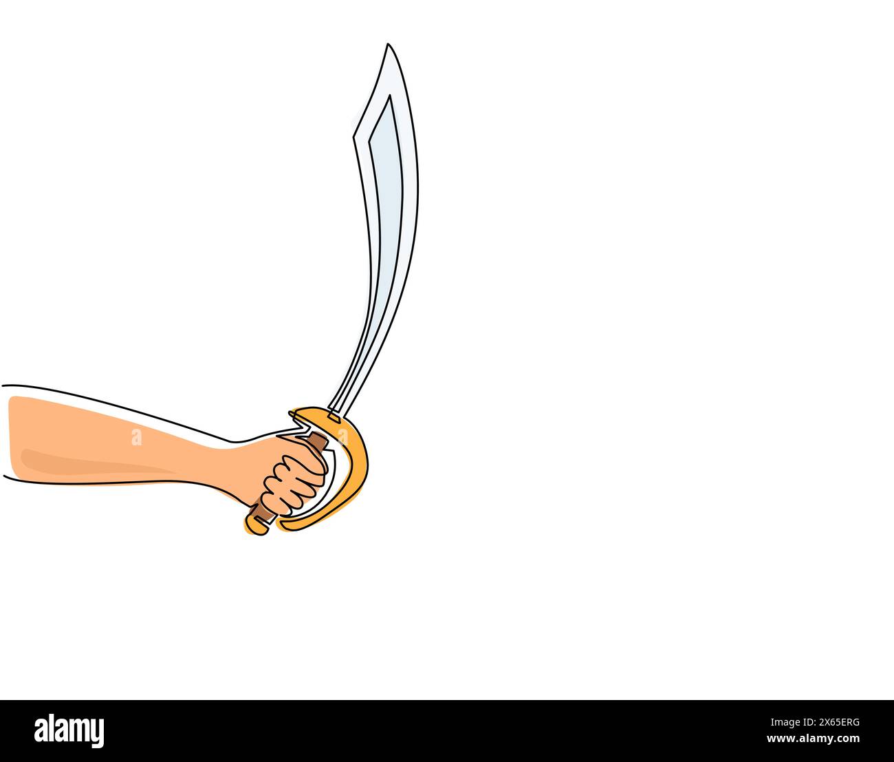 Sciabola sguainata Immagini Vettoriali Stock - Alamy