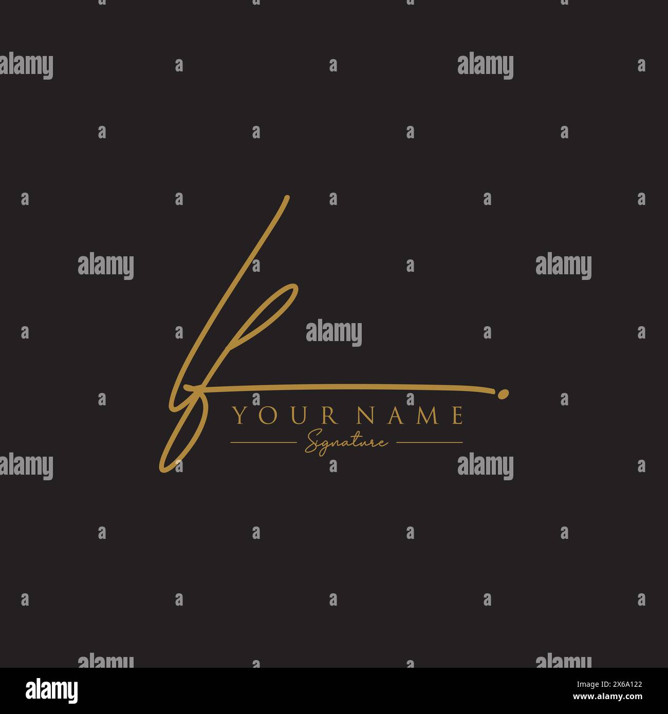 Logo della firma Immagini Vettoriali Stock - Alamy