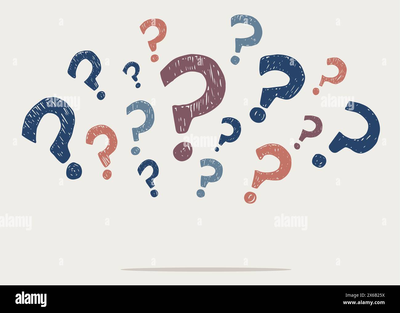 Simbolos de interrogacion Immagini Vettoriali Stock - Alamy