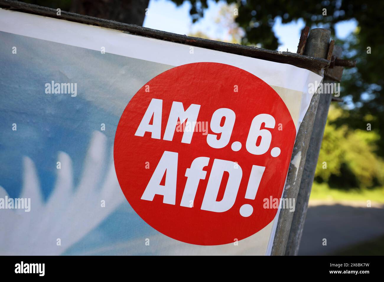 AFD-Wahlplakat - Wahl zum Europäischen Parlament - Europawahl 2024 in ...