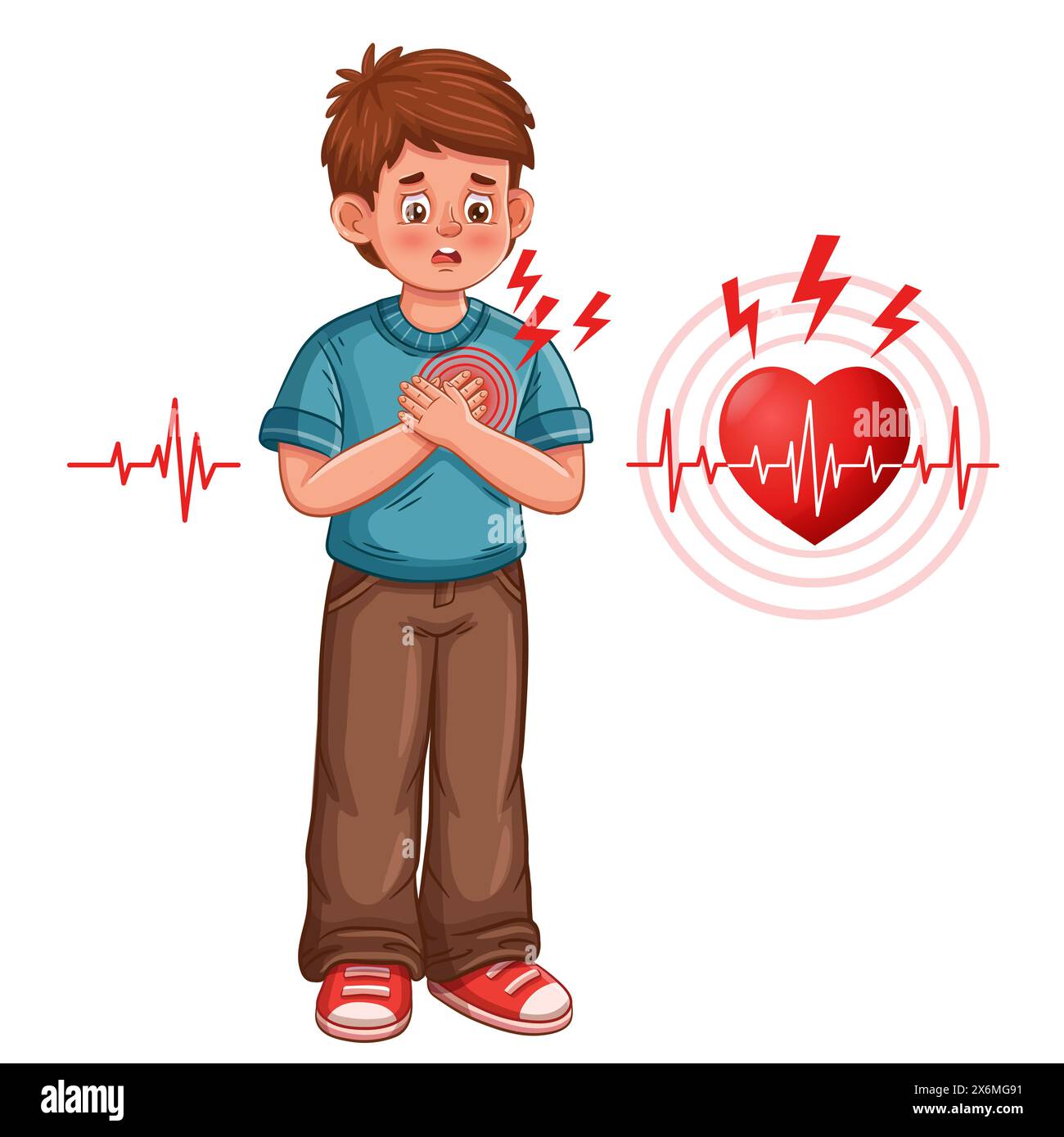 Problema di dolore Immagini Vettoriali Stock - Alamy