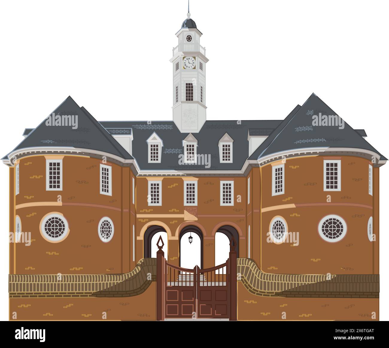 Historic building Immagini Vettoriali Stock - Alamy