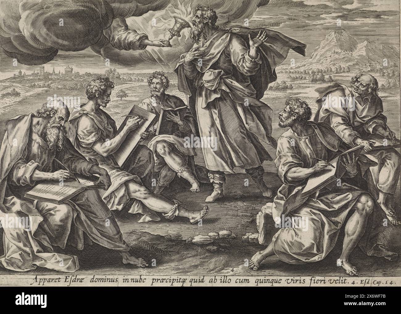 Ezra beve la coppa della conoscenza e della saggezza, Visions of Ezra (titolo della serie ...