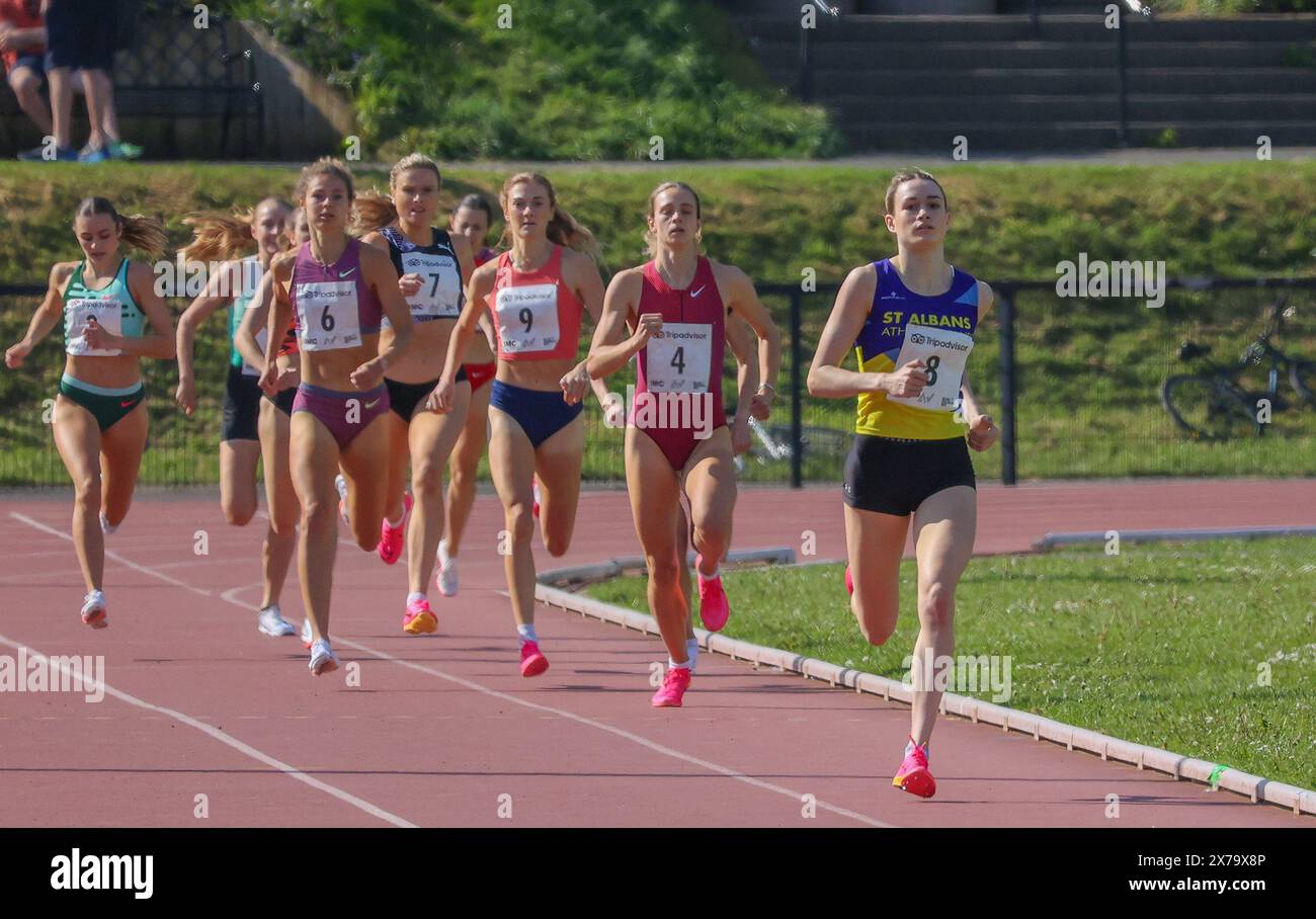 Mary Peters Track, Belfast, Irlanda del Nord, Regno Unito. 11 maggio ...