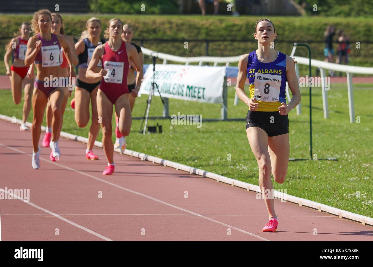 Mary Peters Track, Belfast, Irlanda del Nord, Regno Unito. 11 maggio ...