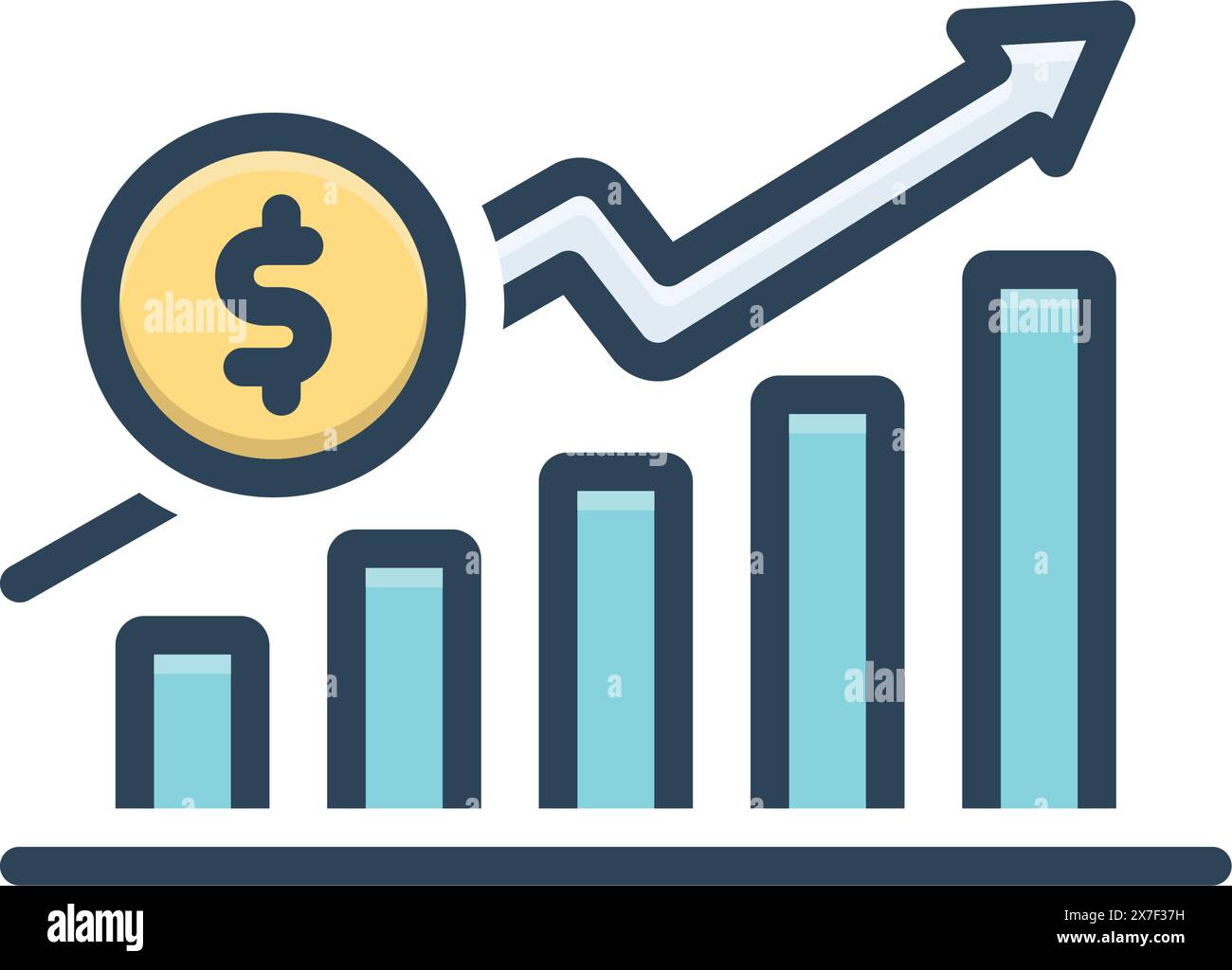 Crescita delle vendite Immagini Vettoriali Stock - Alamy