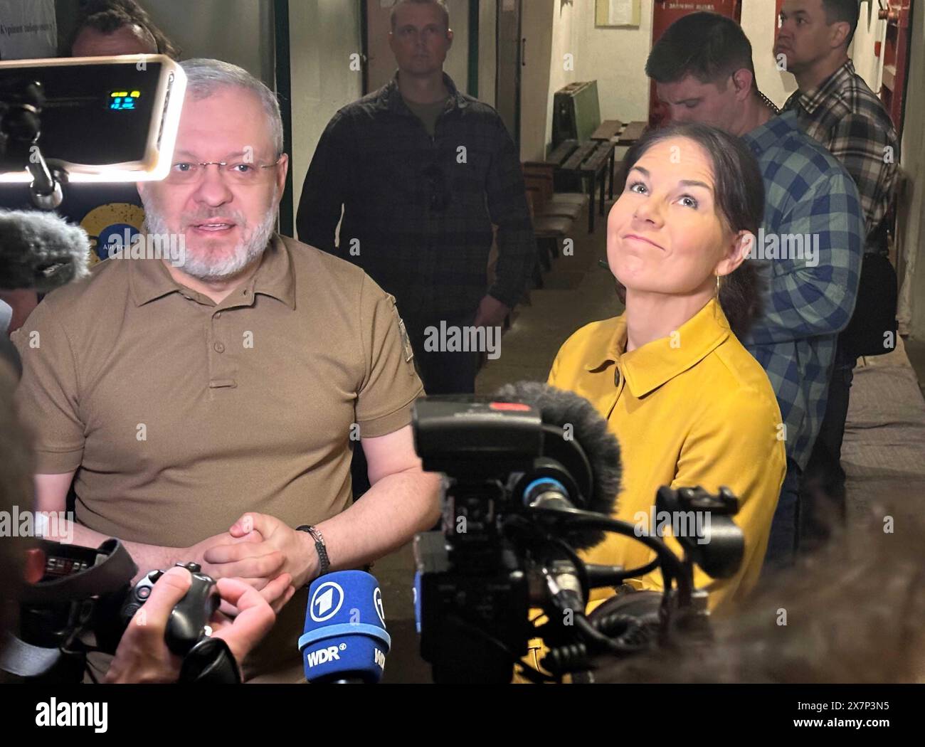 21 maggio 2024, Ucraina, ---: Annalena Baerbock (Bündnis 90 / Die ...