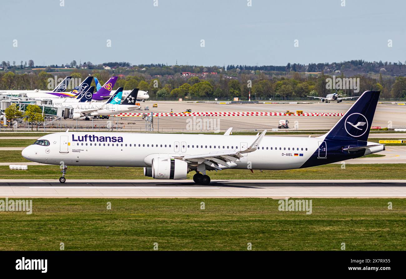 Monaco, Germania, 6 aprile 2024: Un Airbus A321-271NX di Lufthansa ...