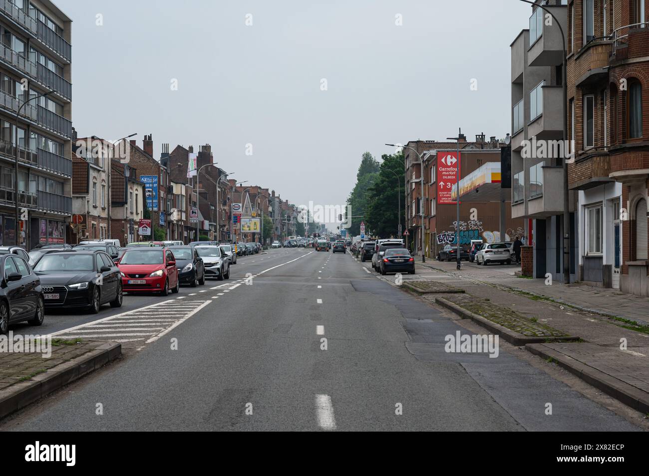 Bruxelles, regione capitale, Belgio, 18 maggio 2024 - la chaussée de ...