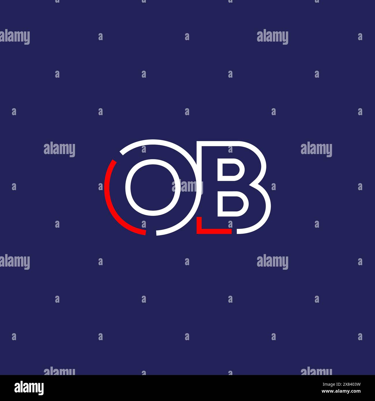 Logo design ob Immagini Vettoriali Stock - Alamy