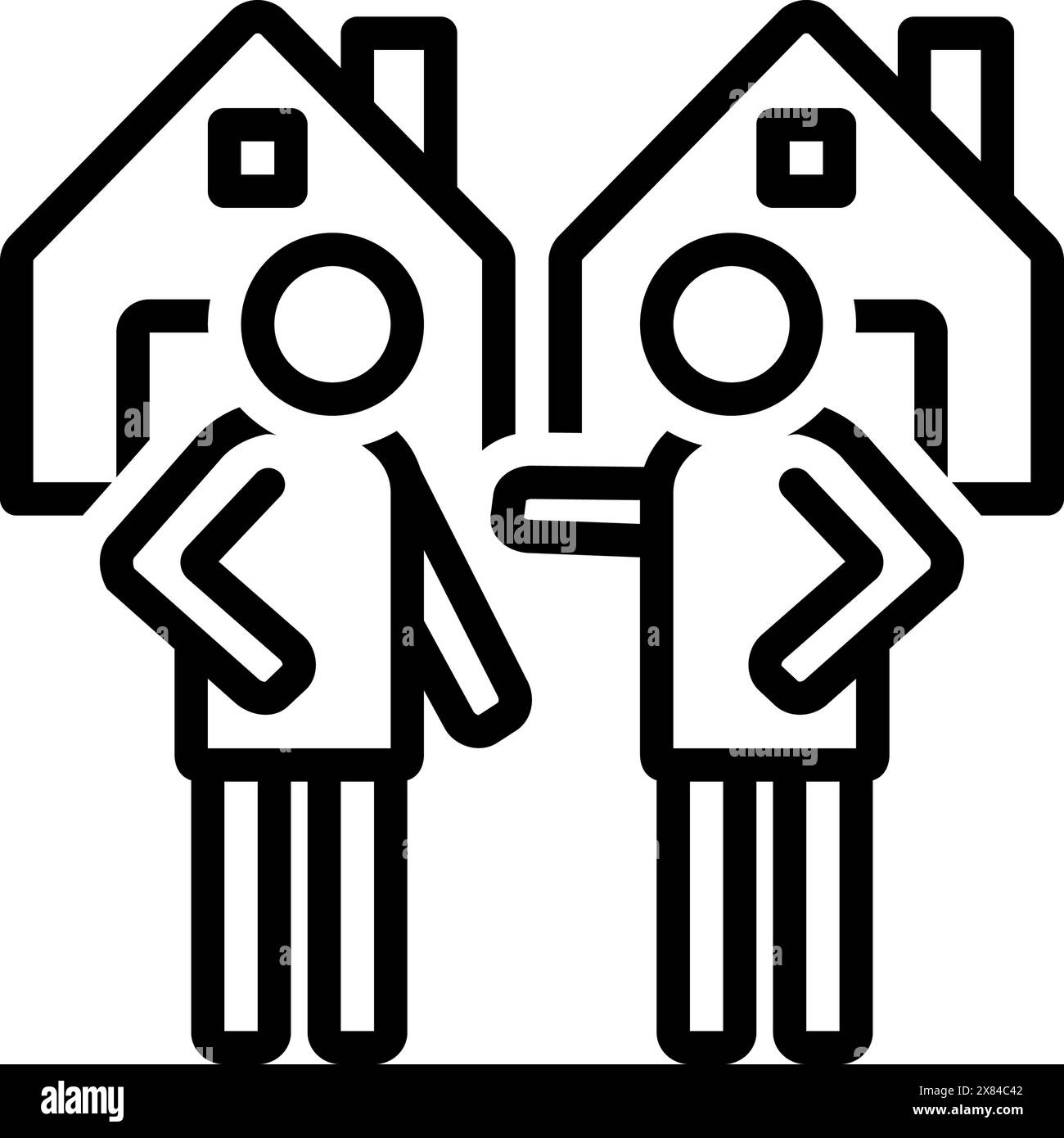 Simbolo del quartiere Immagini Vettoriali Stock - Alamy