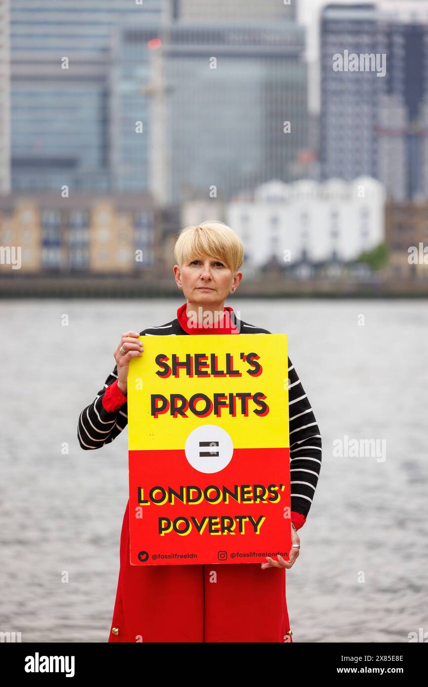 21 maggio 2024. North Greenwich, Londra, Regno Unito. Protesta alla ...