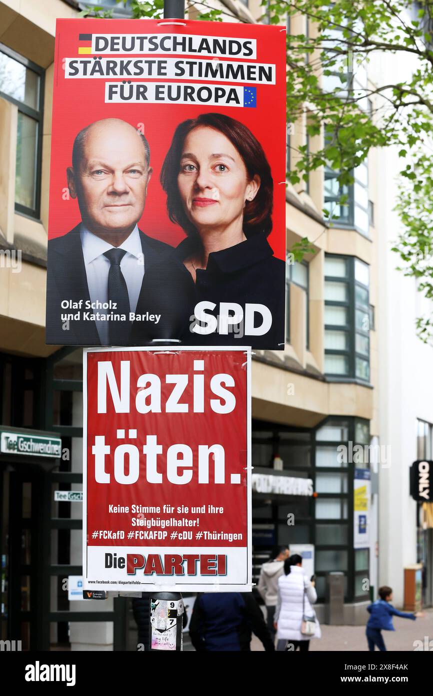 EU-Wahlplakat der Partei SPD - Wahl zum Europäischen Parlament - Die ...
