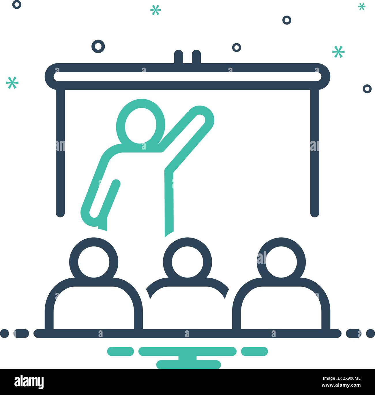 Insegnare agli alunni Immagini Vettoriali Stock - Alamy