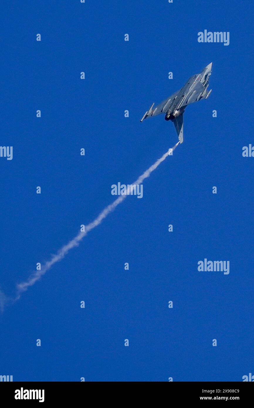 Images of the C. 16 Eurofighter air display on the occasion of the 20th ...