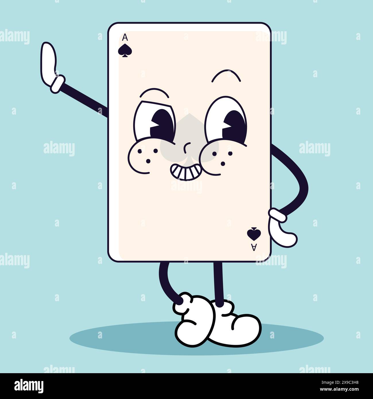 Gráfico de carta de personaje de dibujos animados immagini e fotografie ...