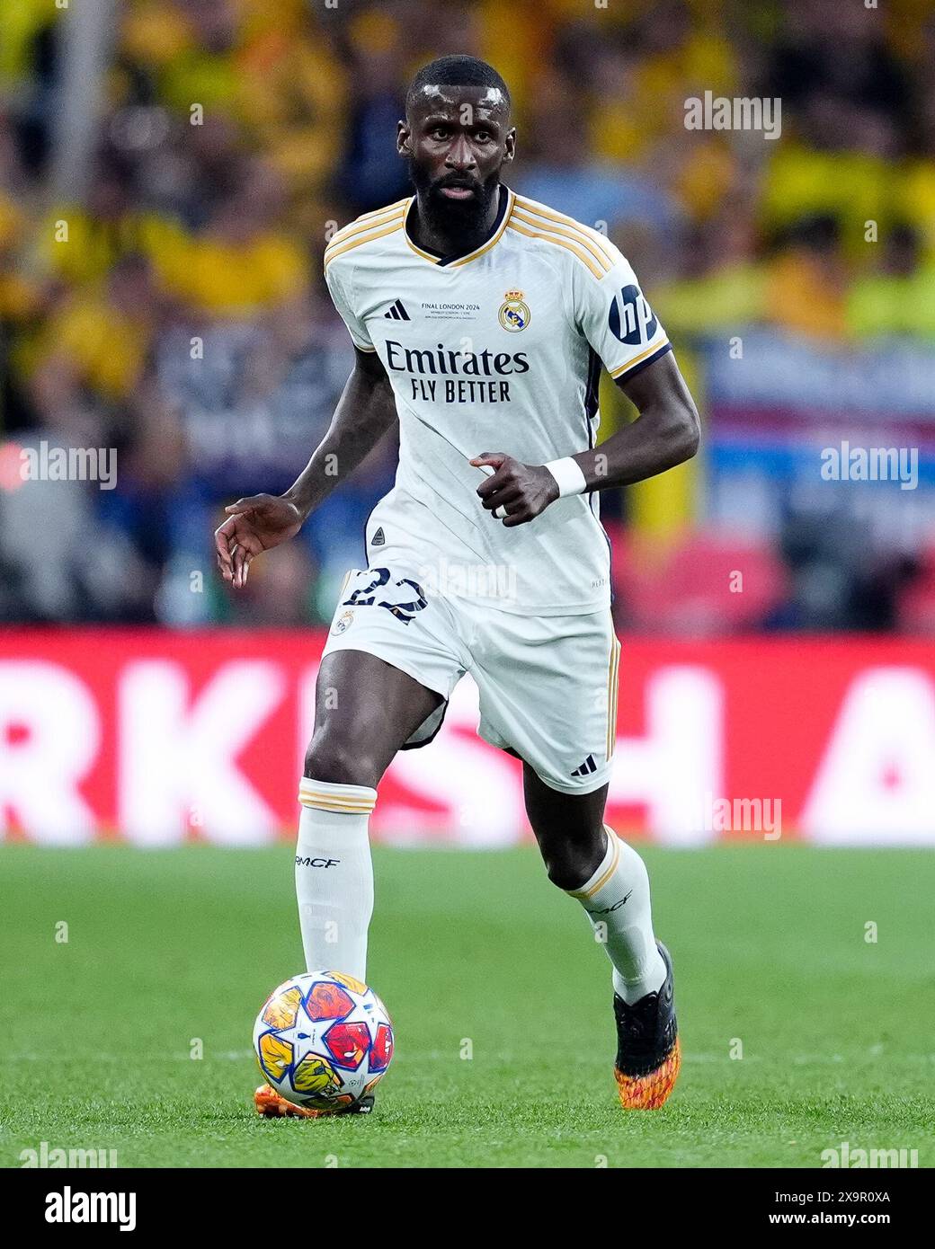 Antonio Rudiger del Real Madrid durante la finale della UEFA Champions ...