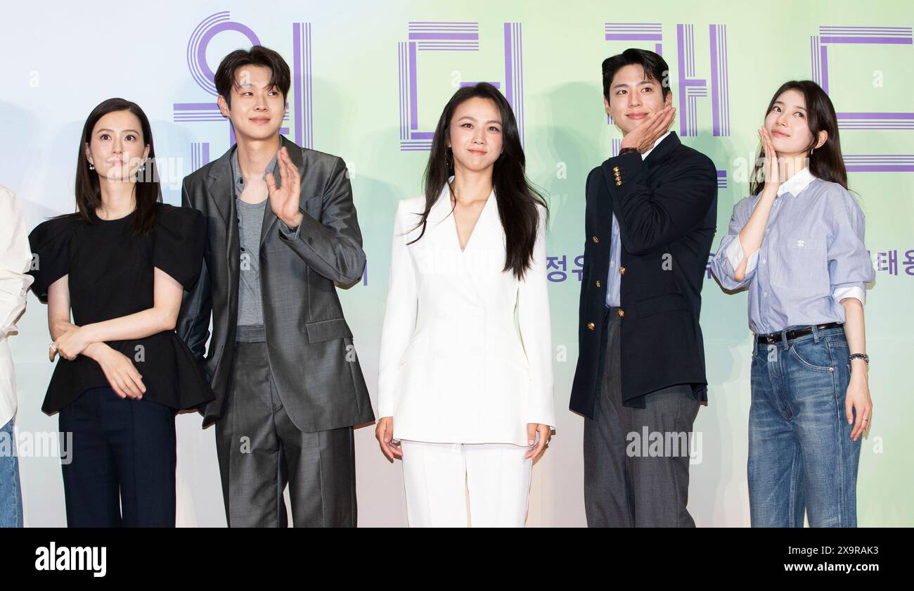 Seoul, Corea del Sud. 31 maggio 2024. (L to R) gli attori sudcoreani ...