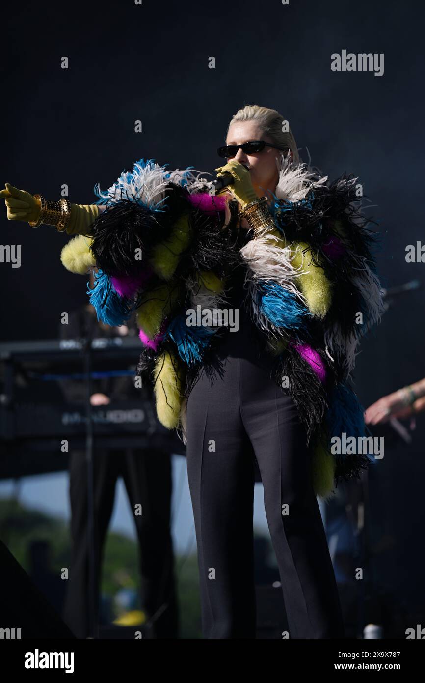 Brockwell Park, Londra, Regno Unito. 2 giugno 2024. Alison Goldfrapp si ...