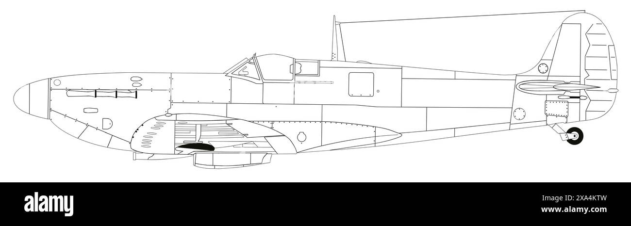 Aereo da caccia seconda guerra mondiale supermarine spitfire immagini e fotografie stock ad alta ...