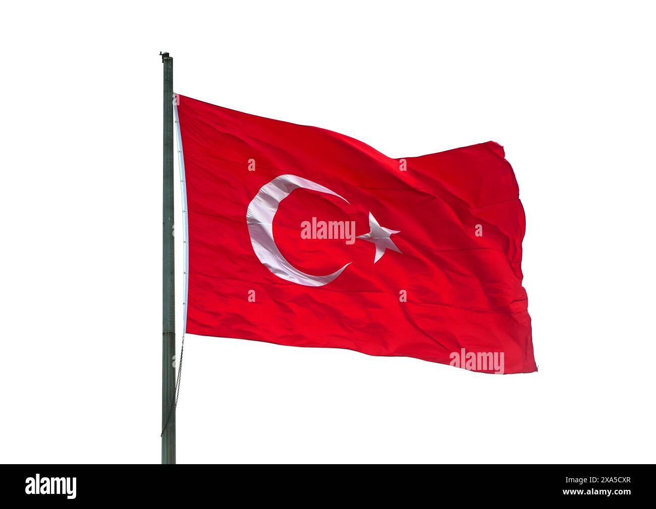 Bandiera turca Immagini senza sfondo e Foto Stock ritagliate - Alamy