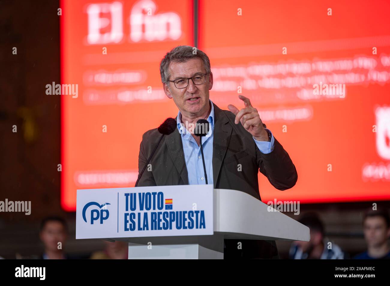 Politica 2024 Pp Cerimonia Di Chiusura Della Campagna Elettorale Per