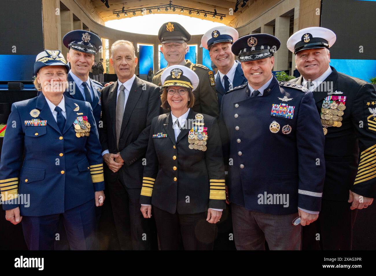 Colleville-sur-Mer, Francia. 6 giugno 2024. L'attore e regista ...