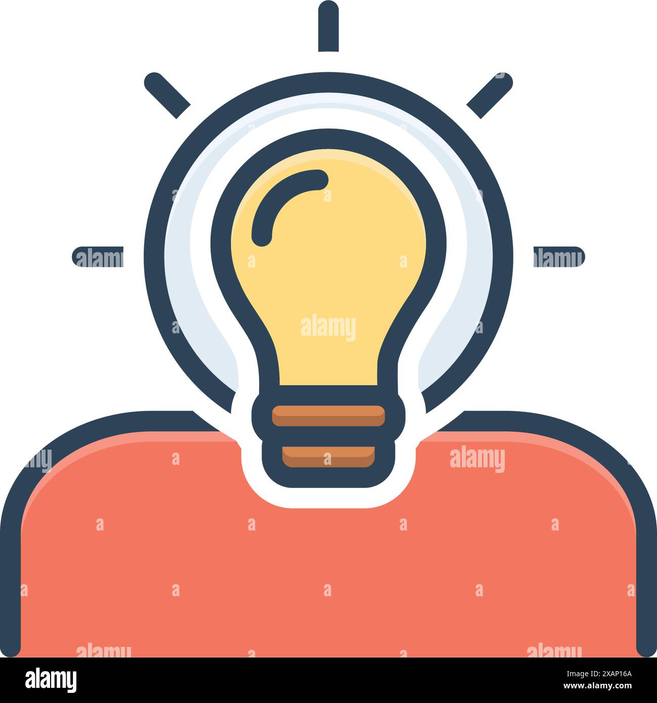 Idea della soluzione Immagini Vettoriali Stock - Alamy