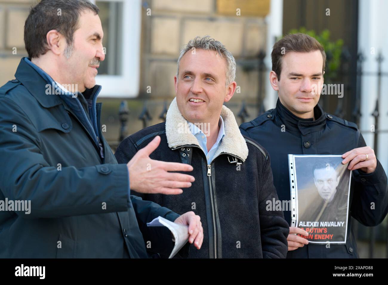 Edimburgo Scozia, Regno Unito 08 giugno 2024. Il leader ...