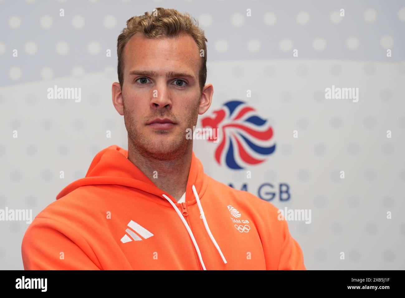 Charlie Elwes durante una sessione del Team GB per Parigi 2024 al ...