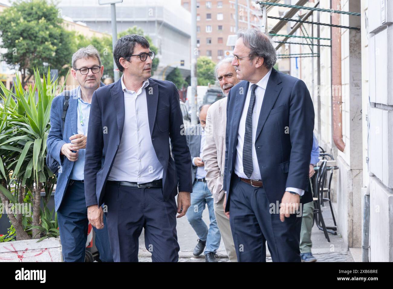 Roma, Italia. 10 giugno 2024. Nicola Fratoianni e Angelo Bonelli prima ...