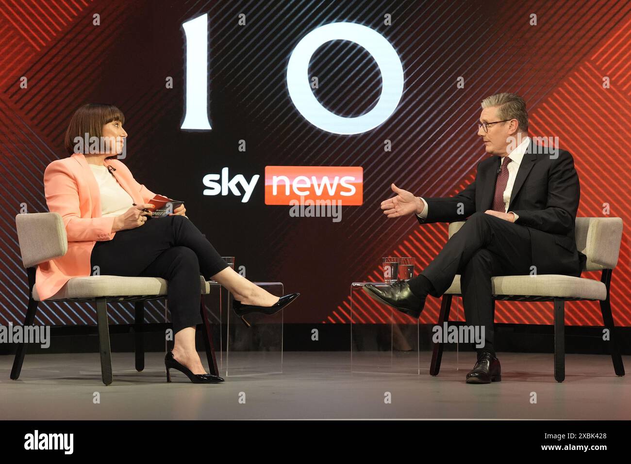 Il leader del Partito laburista Sir Keir Starmer, durante un evento ...