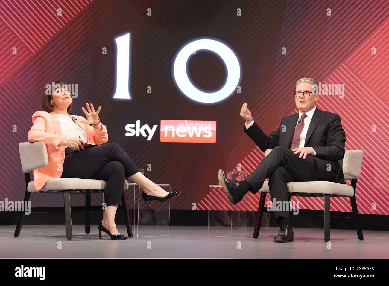 Il leader del Partito laburista Sir Keir Starmer, durante un evento ...