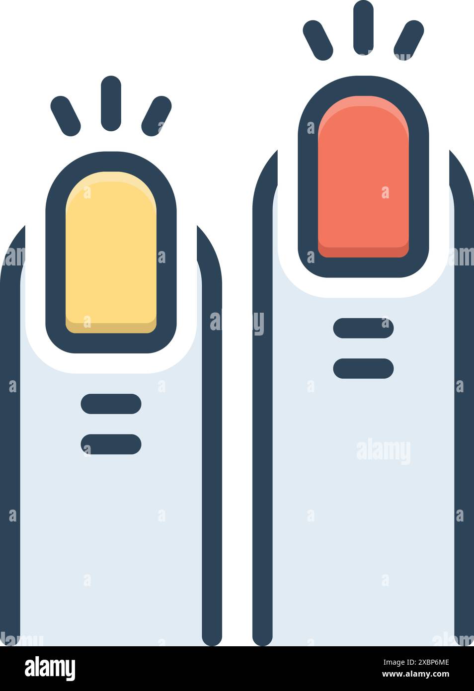 Unghie delle dita Immagini Vettoriali Stock - Alamy